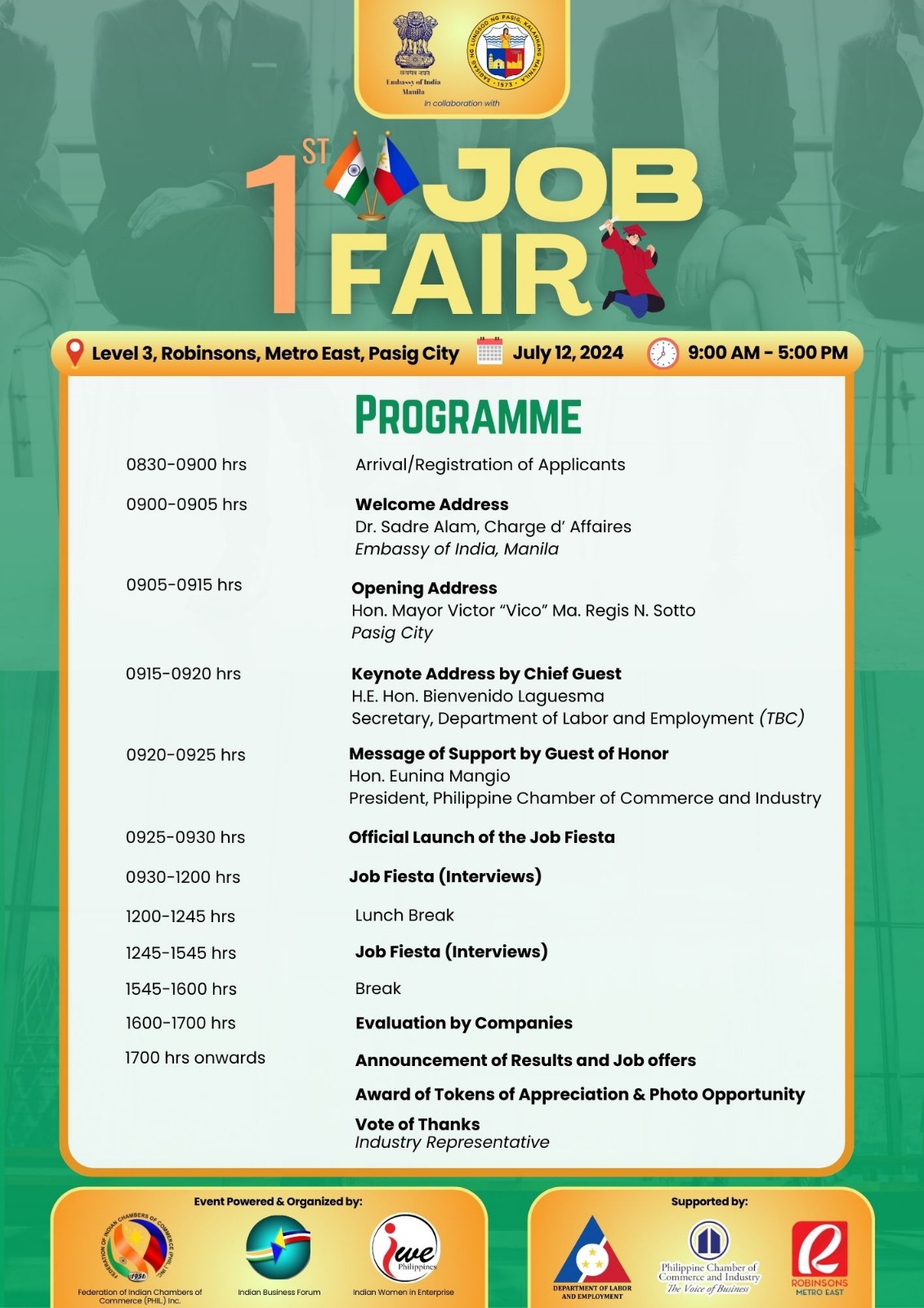 Embassy of India Manilla, Phillipines